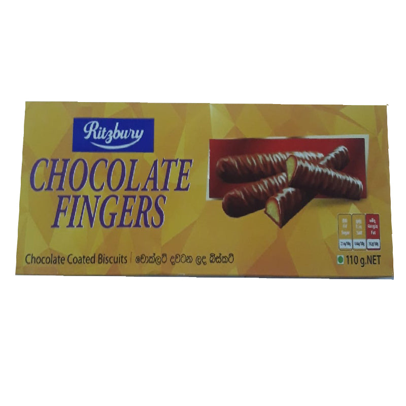 Ritzbury Chocolate Fingers - 110g – SUN ONLINE