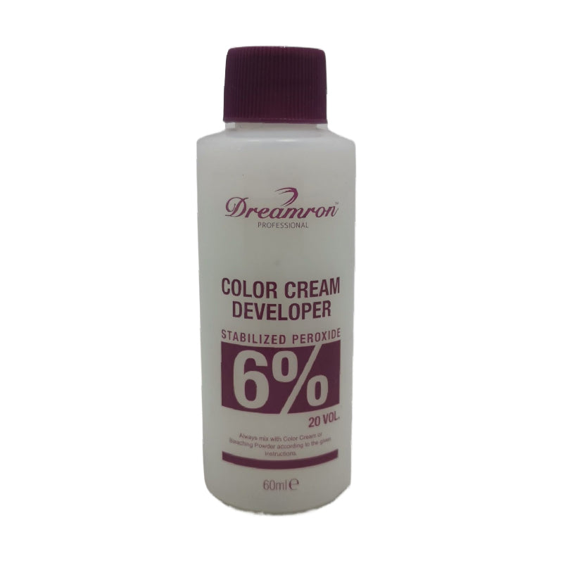 Dreamron Color Cream Developer Oxidizer 6% - 60ml – SUN ONLINE