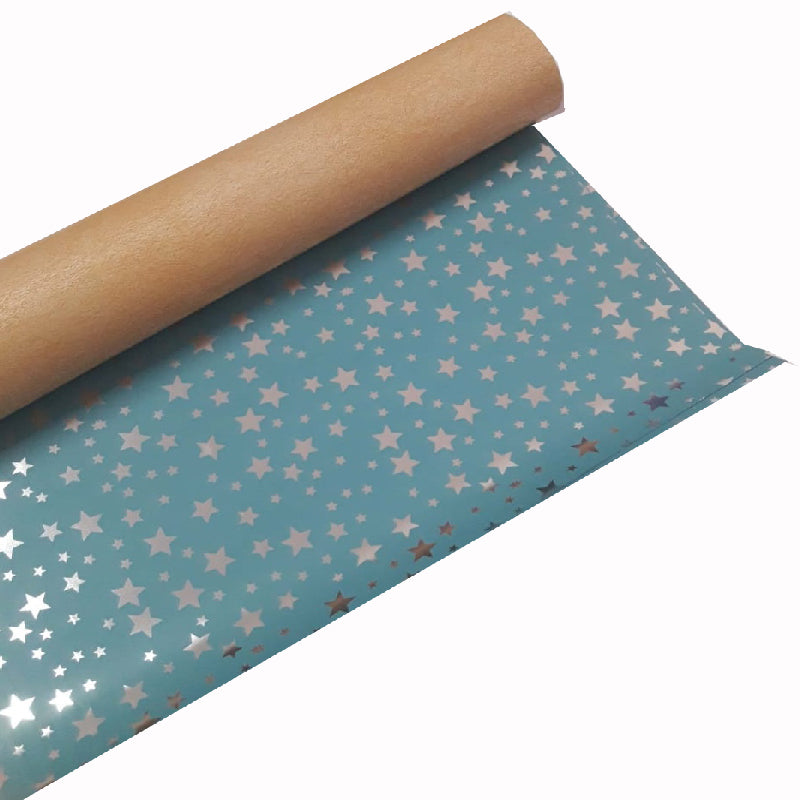 Wrapping Paper (Light Blue Star) – SUN ONLINE