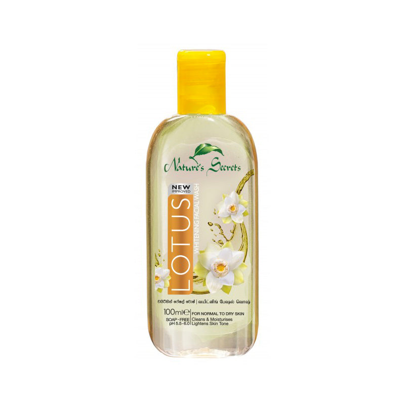 Nature'S Secrets Lotus Brightening Facial Wash 100ml – SUN ONLINE