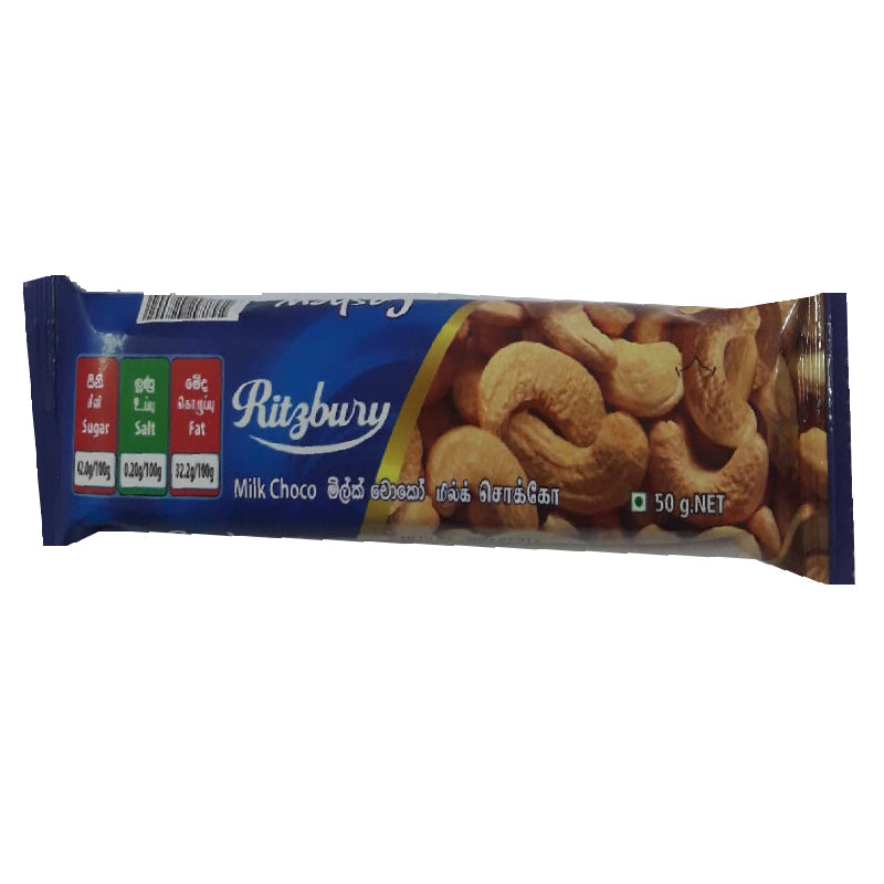 Ritzbury Cashew Bar - 50g – SUN ONLINE