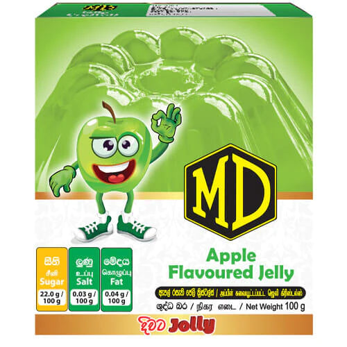 MD Jelly Crystal Apple Jelly 100g – SUN ONLINE