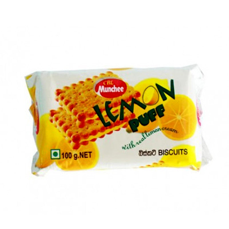 Munchee Lemon Puff 100g – SUN ONLINE