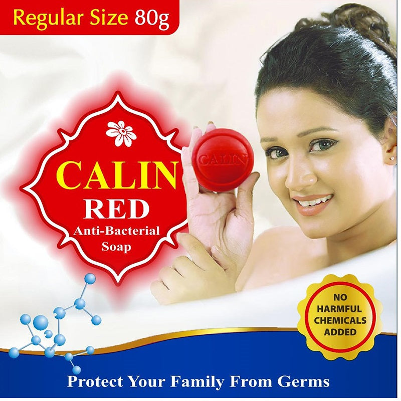 Calin Red Anti- Bacterial Soap 80g – SUN ONLINE