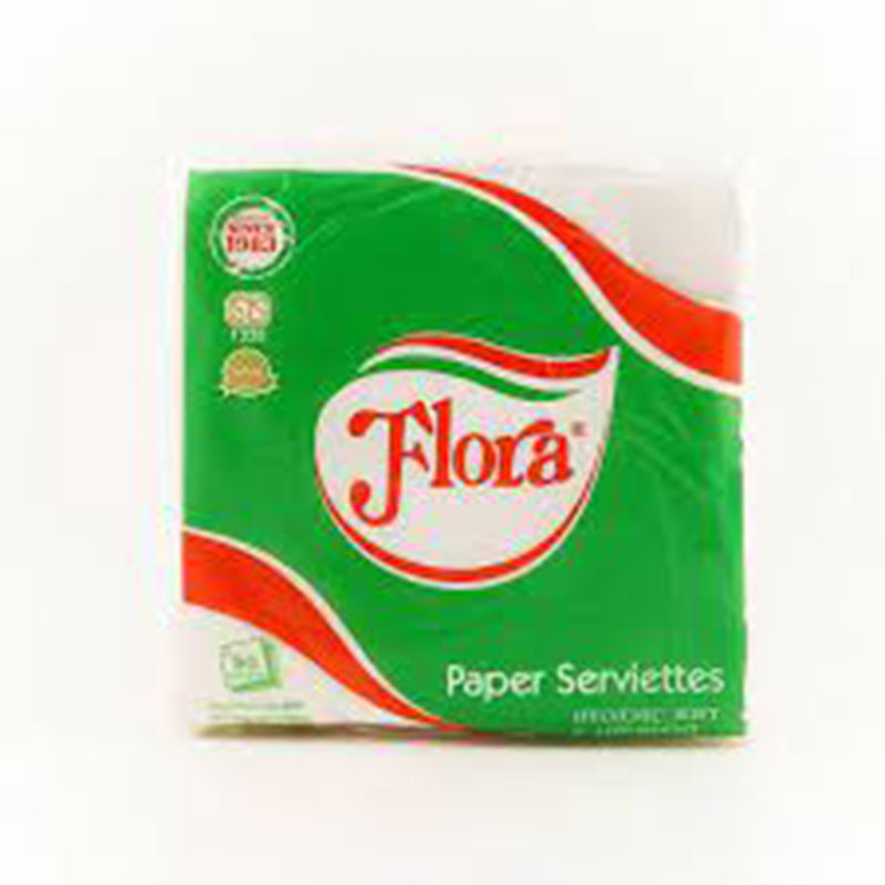 Flora Paper Serviette 50 Sheets – SUN ONLINE