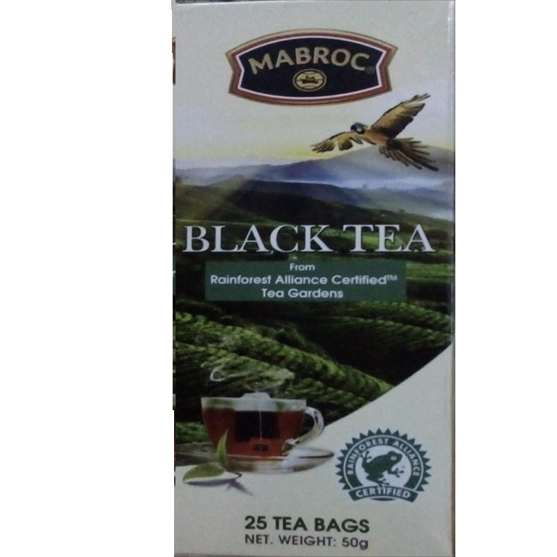 Mabroc Black Tea 50g (25 Tea Bags) – SUN ONLINE
